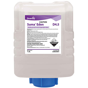 Diversey Antibacterial Fruit And Vegetable Wash Suma Eden D4.5 1.5L ...