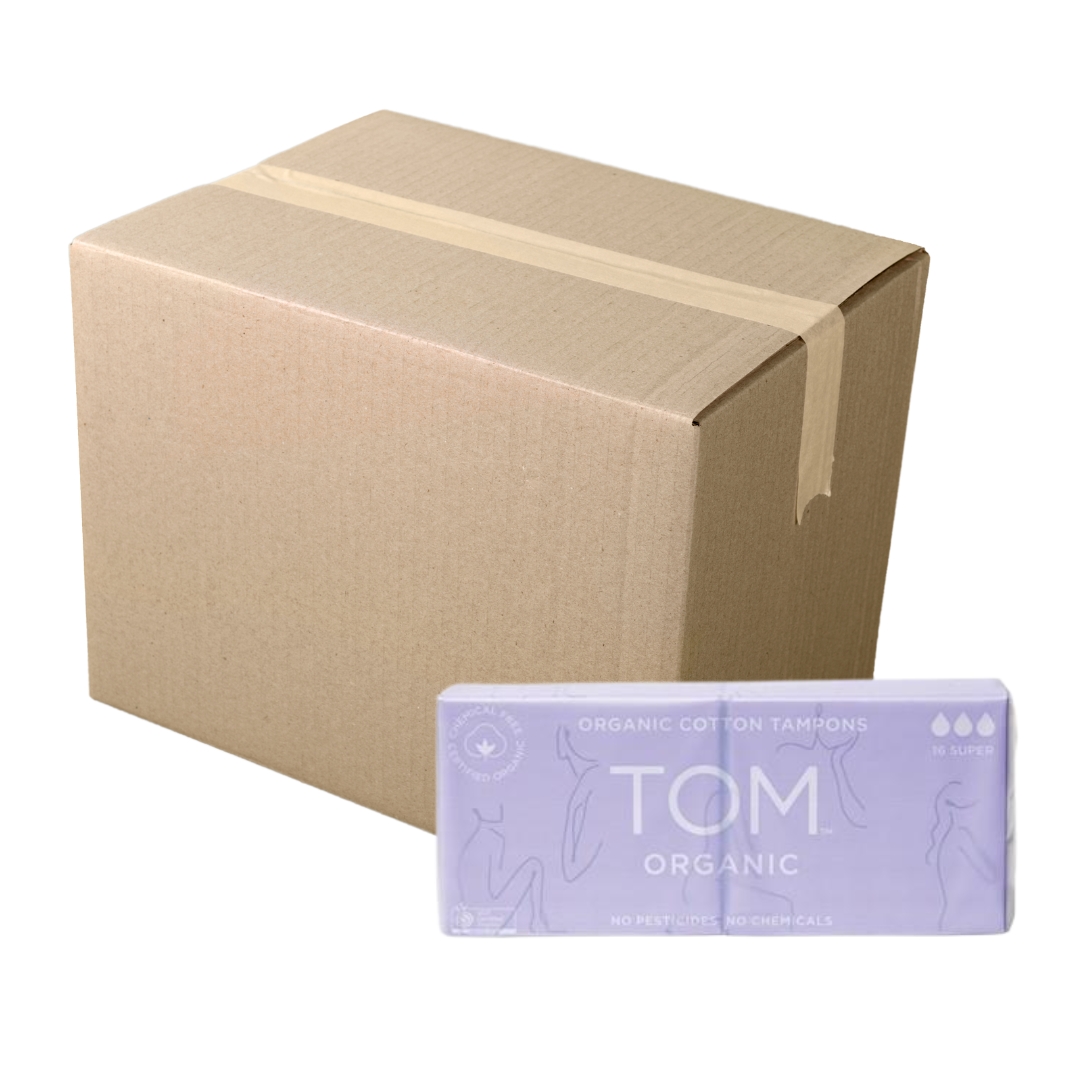 TOM Organic Tampons Super Carton 12