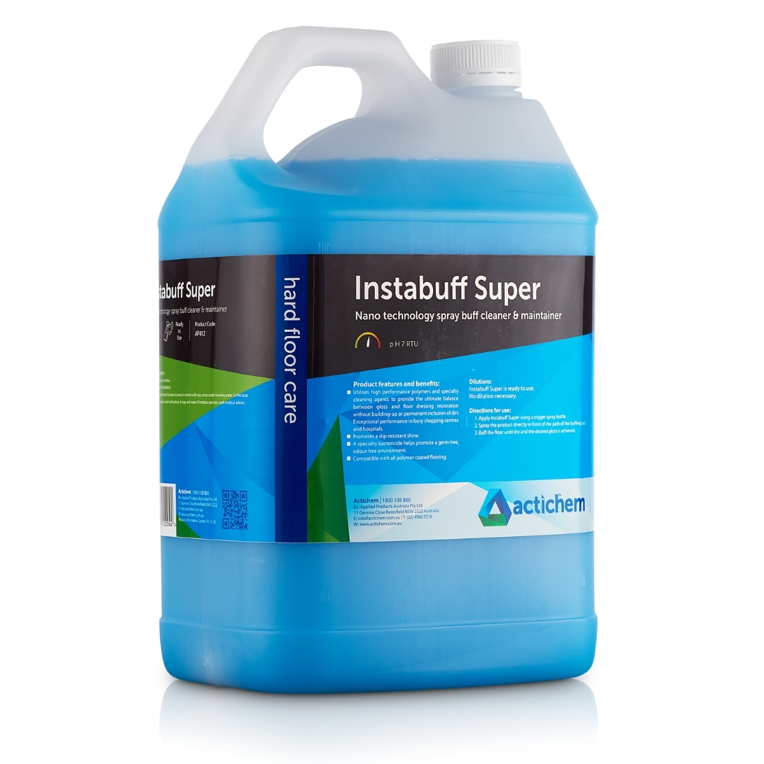 Actichem Floor Cleaner/Maintainer Instabuff Super 5L Each
