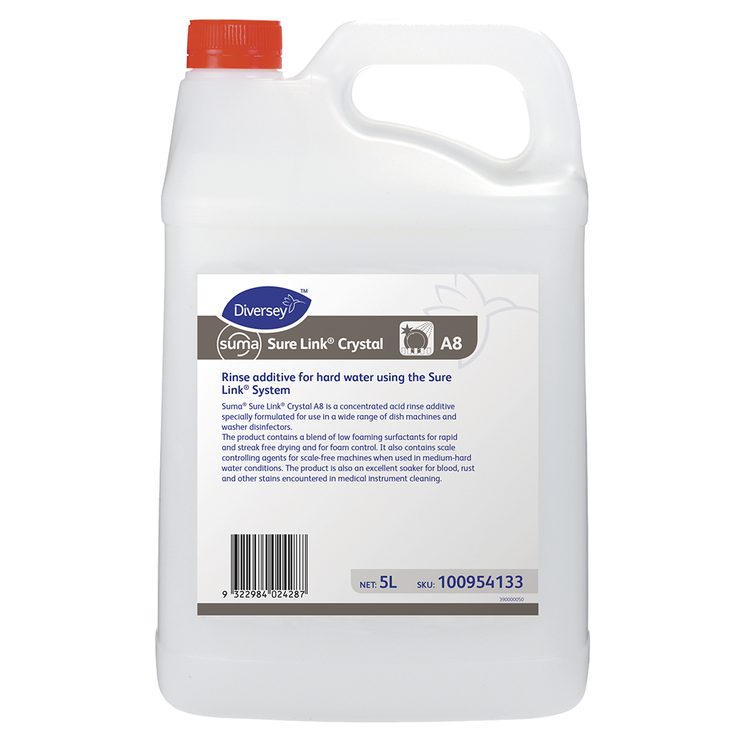 Diversey Rinse Aid Suma Crystal A8 5L Carton 2