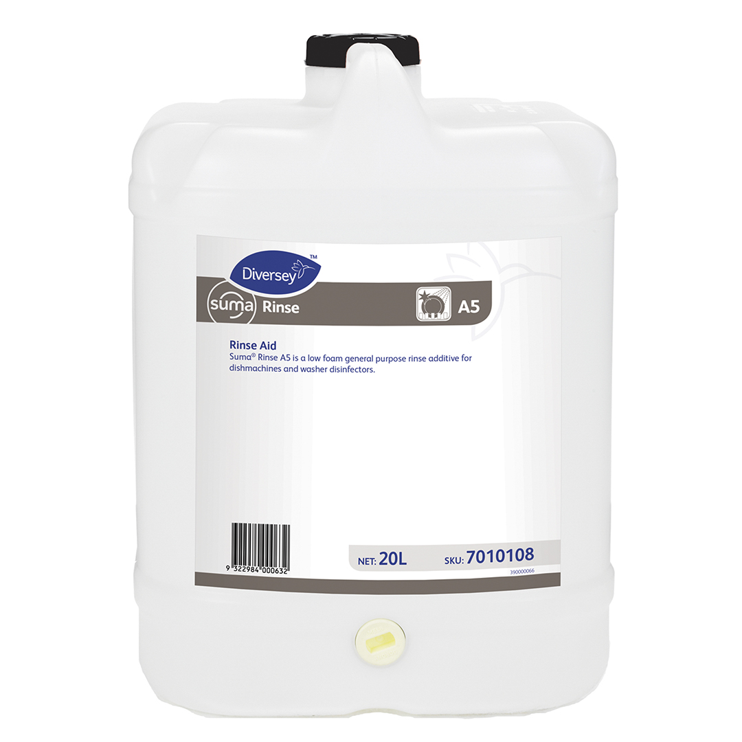 Diversey Liquid Rinse Aid Suma Rinse A5 20L Each