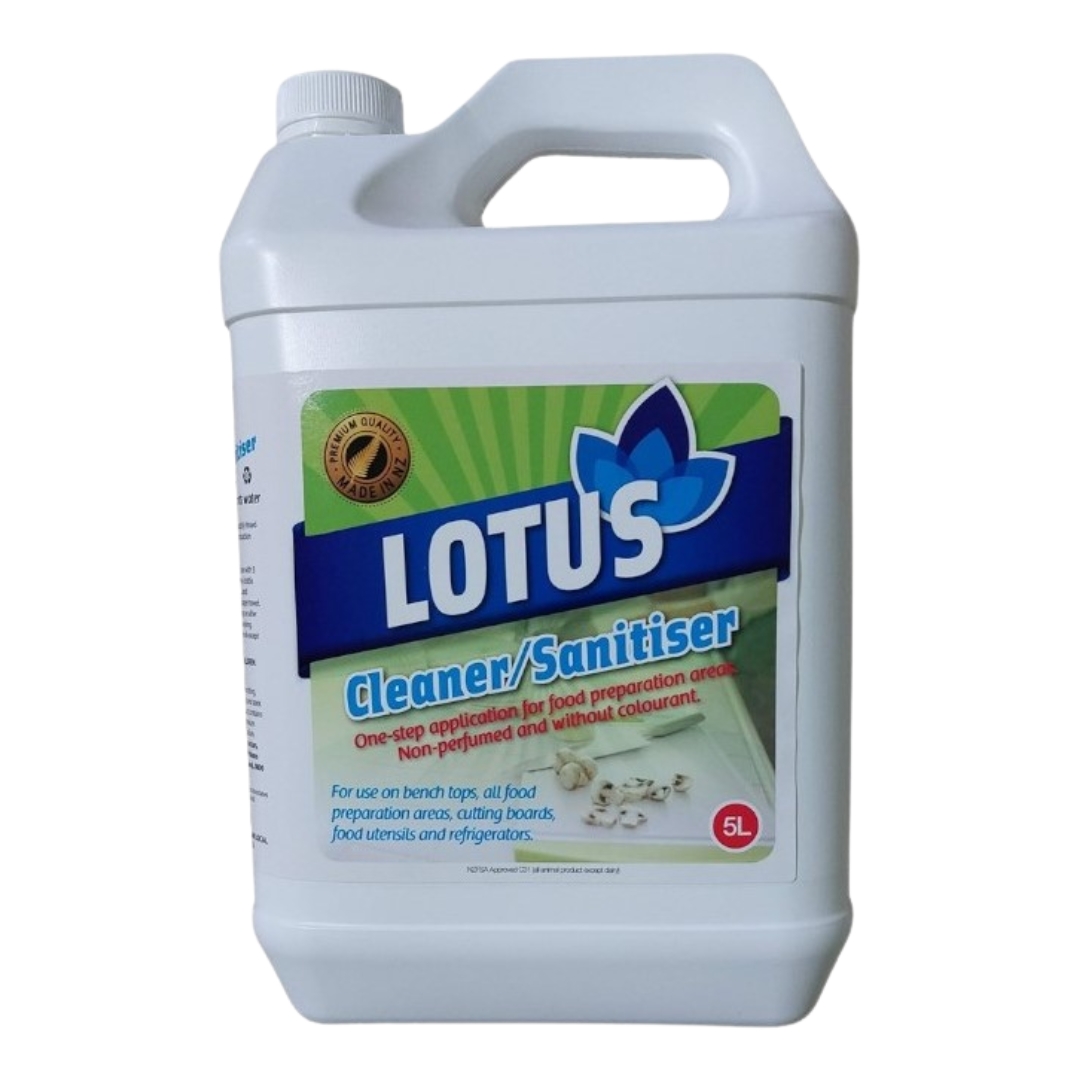 Lotus Cleaner Sanitiser 5L Each