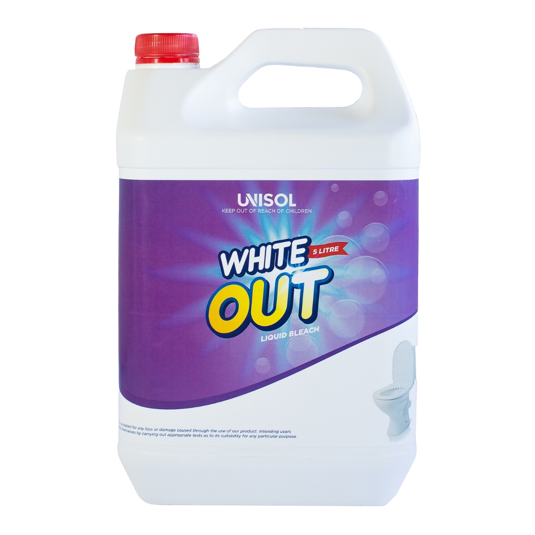 Unisol Liquid Bleach White Out 5L Each