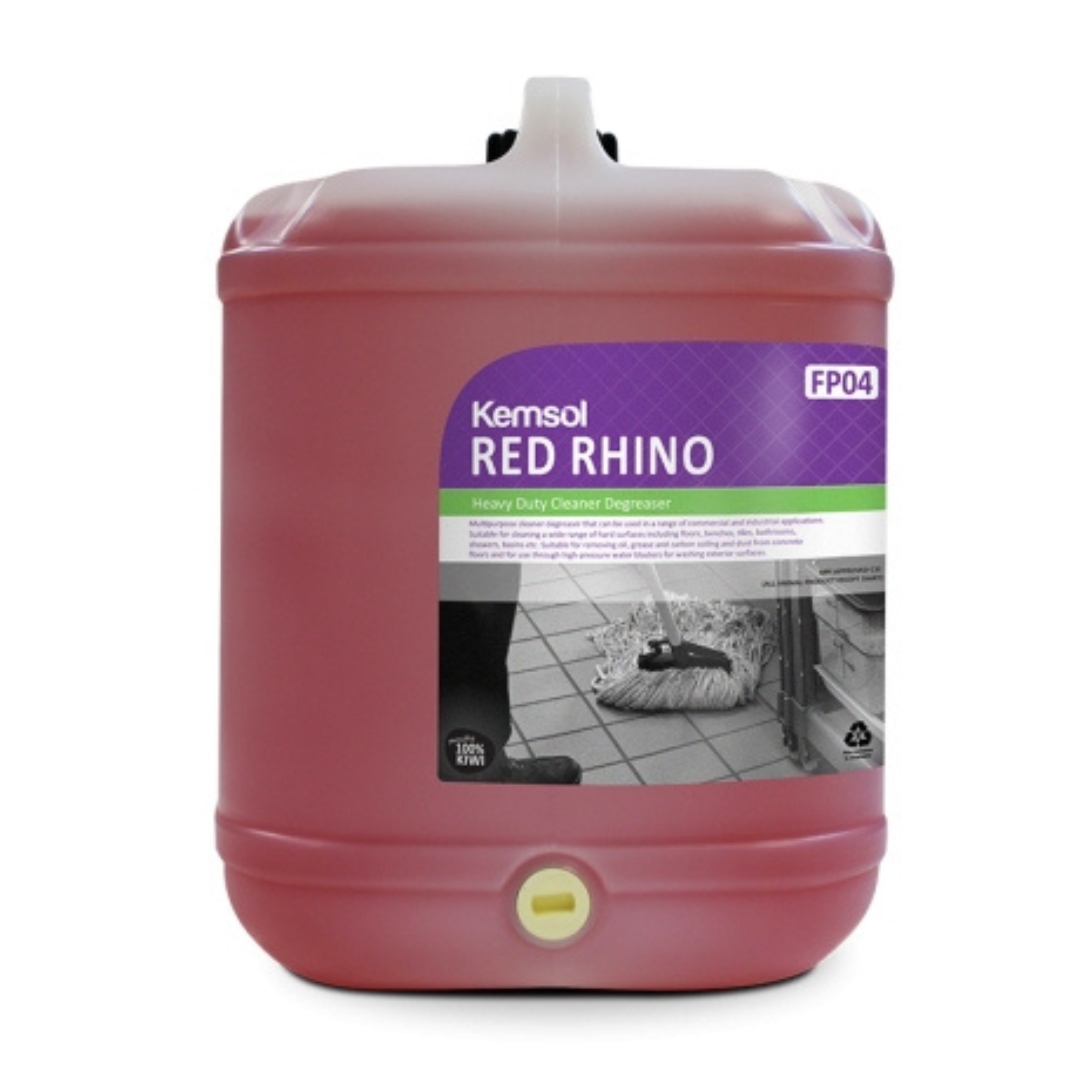 Kemsol Heavy Duty Cleaner Degreaser Red Rhino 20L Each