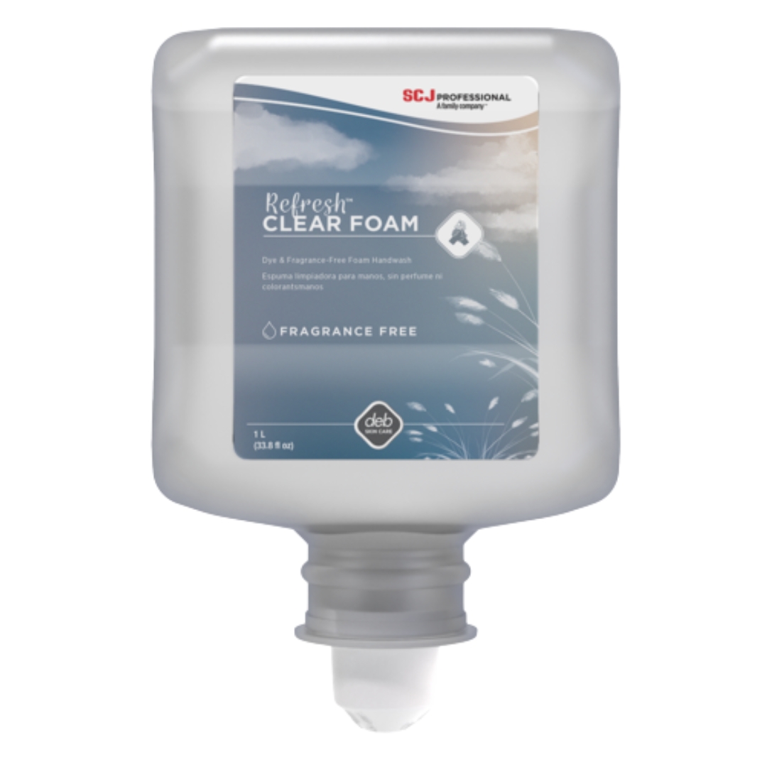 Deb Foam Soap Refresh Clear 1L Each