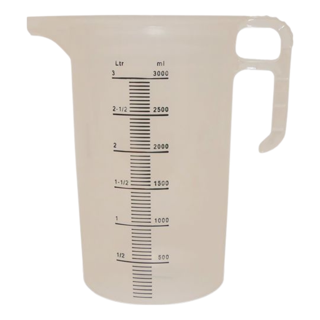Fibreclean Measuring Jug Plastic 3L Each