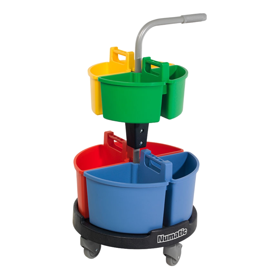 Numatic 2 Plus 2 Caddy Carousel Trolley Reflo NC4R Each