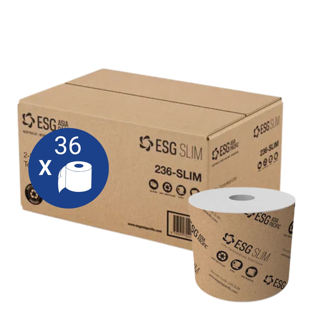 ESG Slim Toilet Paper 2 Ply Carton 36