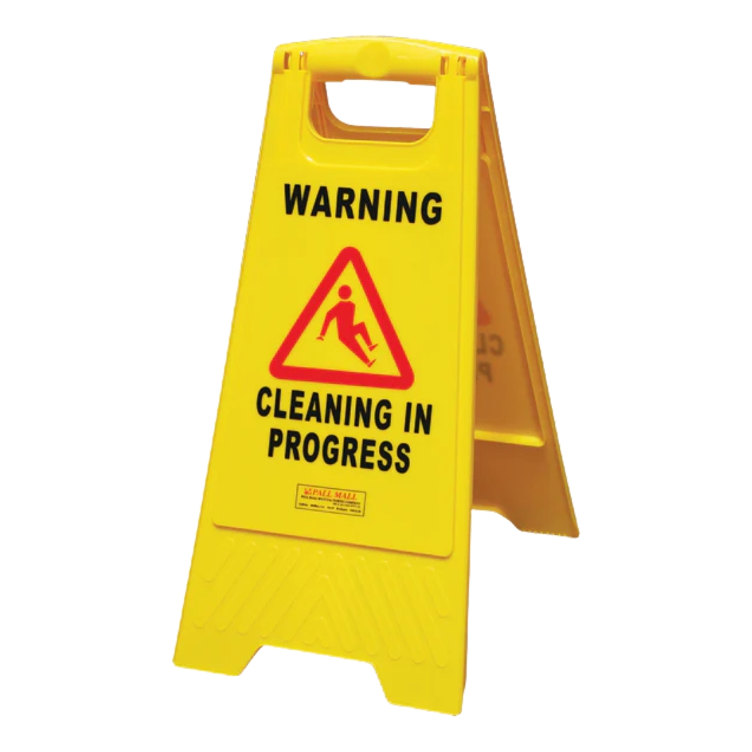 Filta Cleaning In Progress Floor Signs Yellow Each