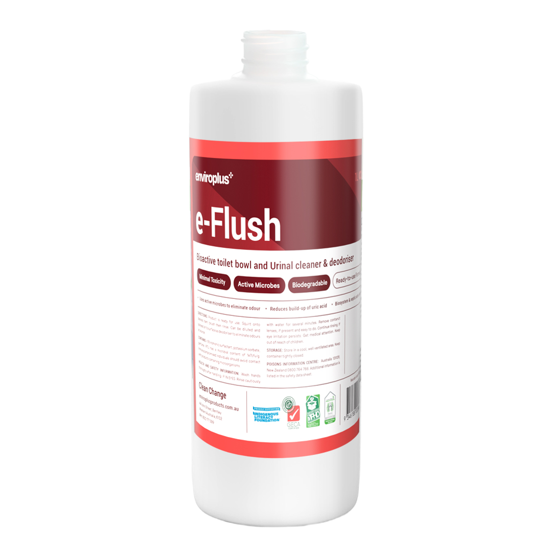 Enviroplus Squeeze Bottle Only (No Cap) Empty e-Flush 1L Each