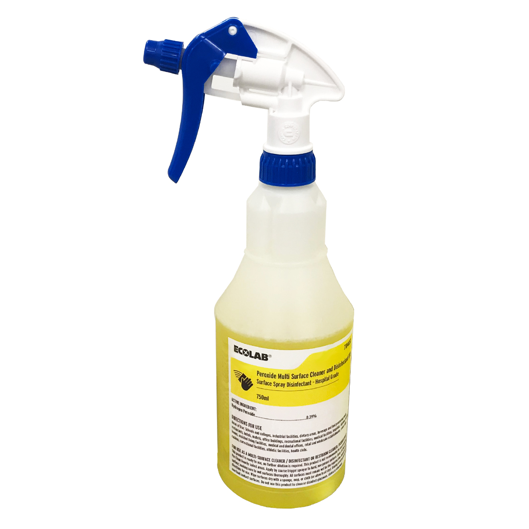 Ecolab Multi Surface Cleaner and Disinfectant Peroxide 750ml Carton 6