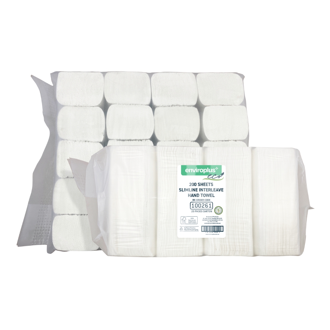 Enviroplus Slimline Interleaved Hand Towel Eco Carton 4000