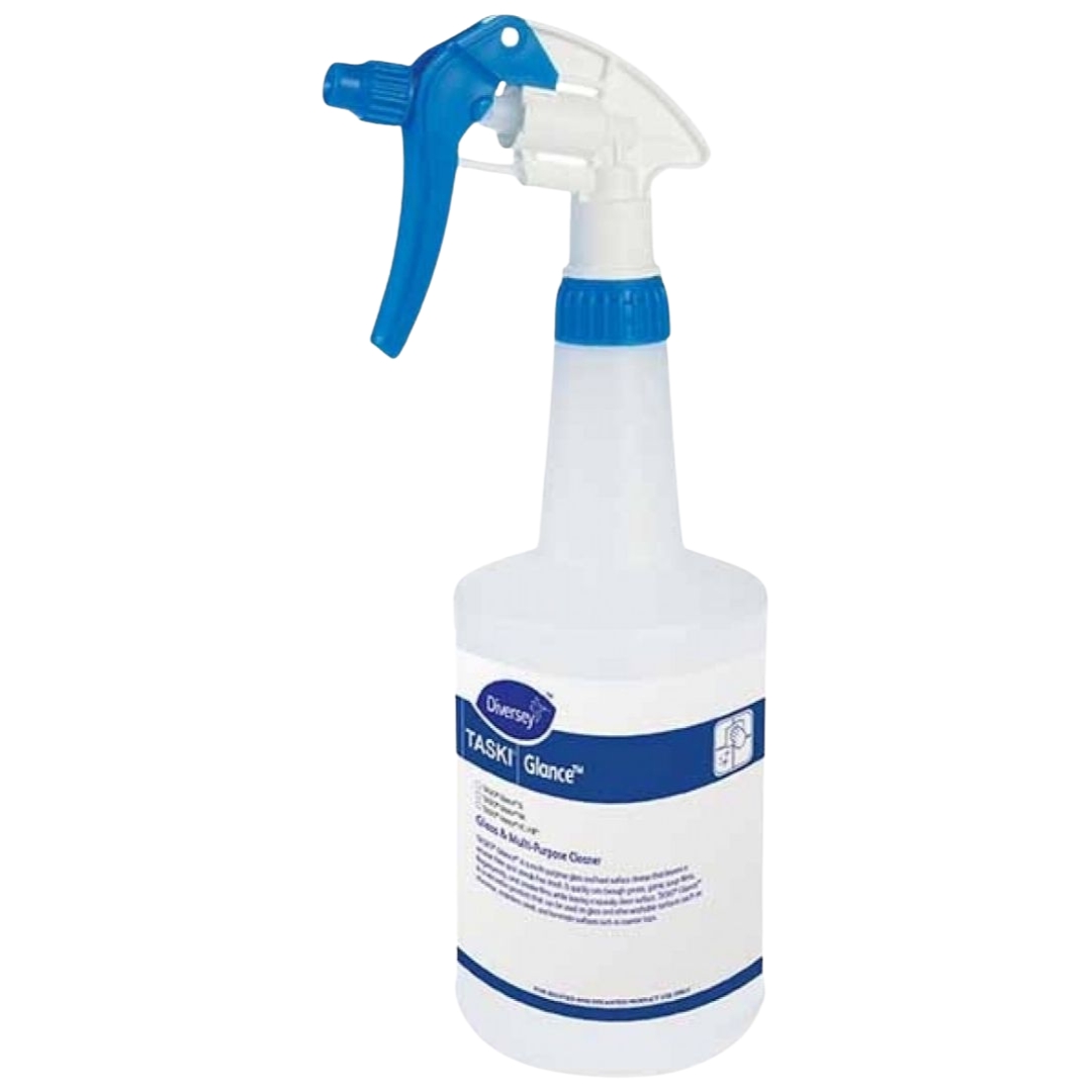 Diversey Glance/Glass & Multi Spray Bottle Complete 750ml Each
