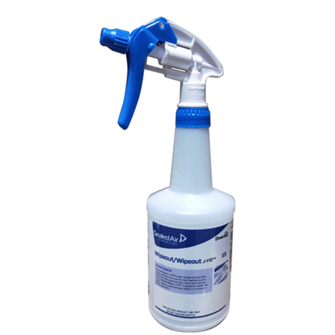 Diversey Spray Bottle Kit Wipeout 750ml (Includes Bottle & Label)