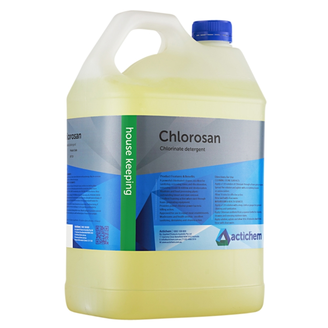 Actichem Chlorinated Foaming Detergent Chlorosan 5L Each (Originally ...