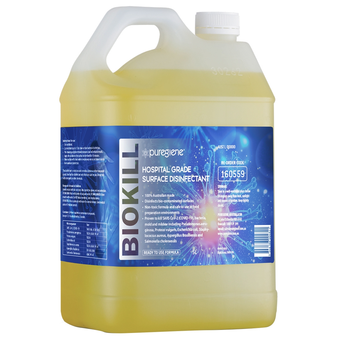Puregiene Hospital Grade Disinfectant Biokill 5L Each