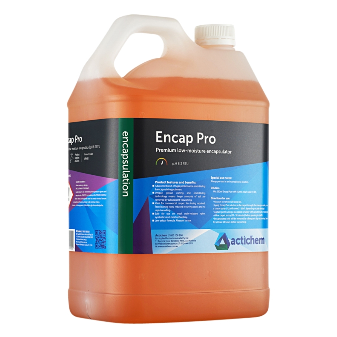 Actichem Carpet Encapsulation Cleaner Encap Pro 5L Each (Originally ...